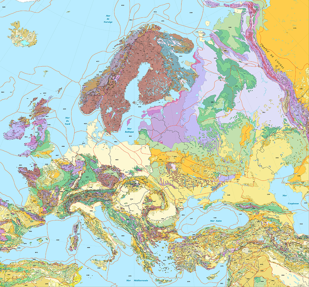 Europe_geological_map-fr-wikcommons | Geoviden